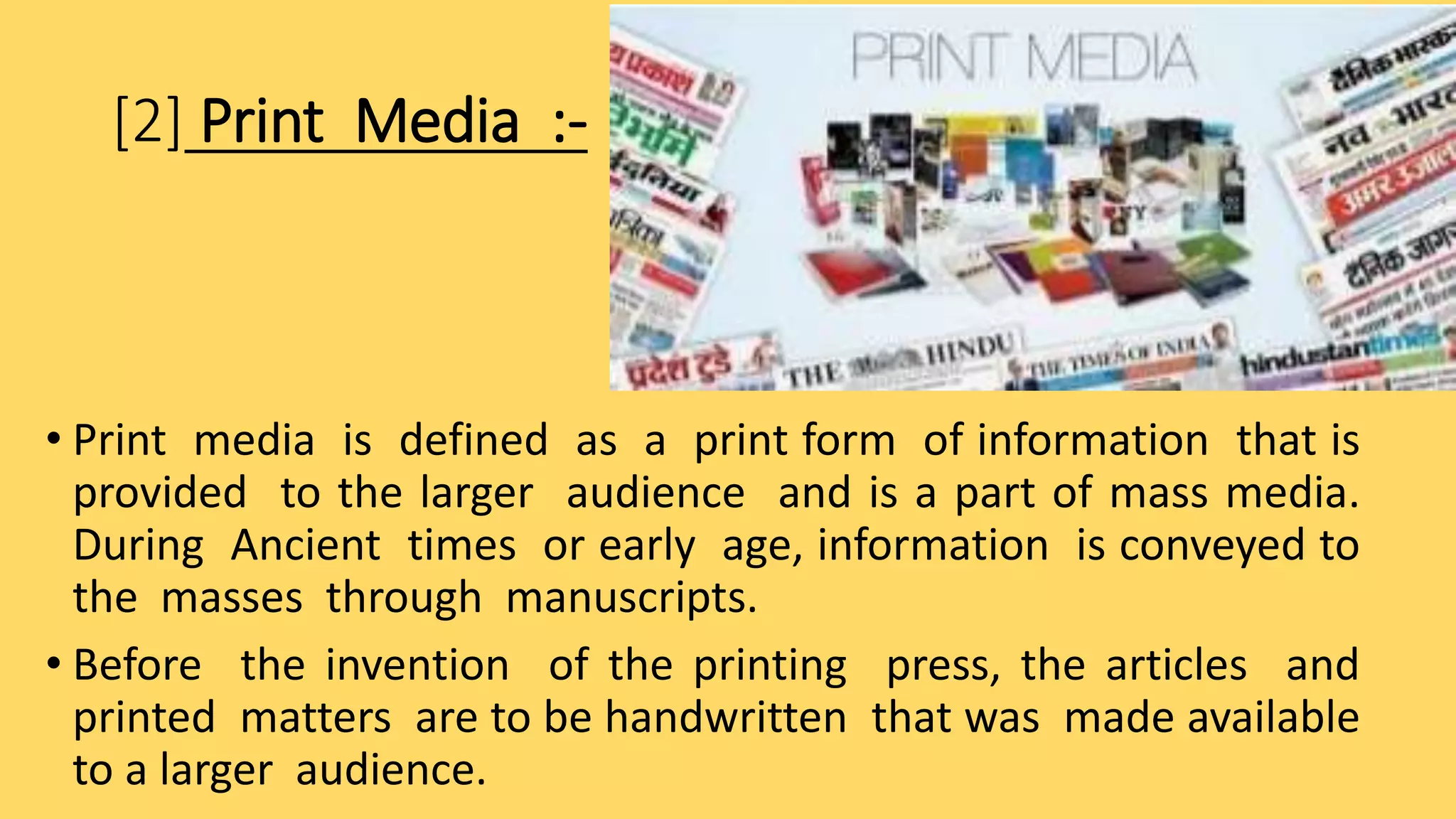 Mass media ppt | PPTX