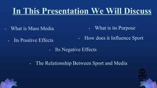 Mass media presentation | PPT