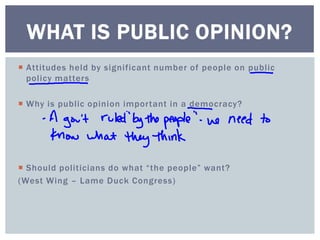Mass media & public opinion3 | PPTX
