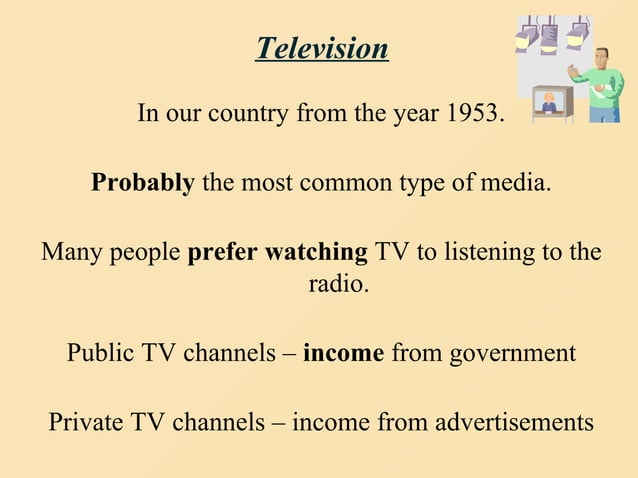 Mass media - radio television | PPT