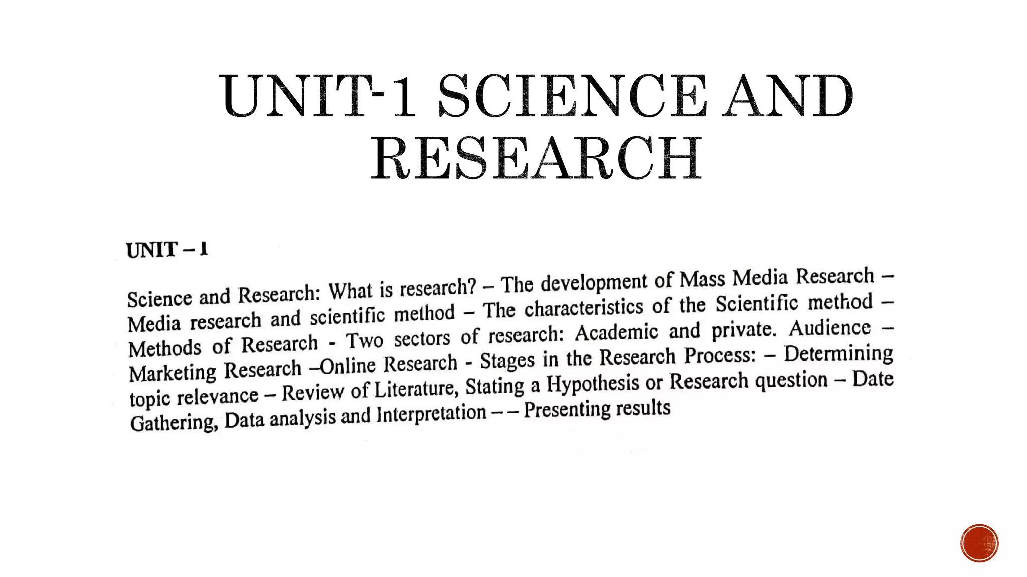 Mass media research | PPT