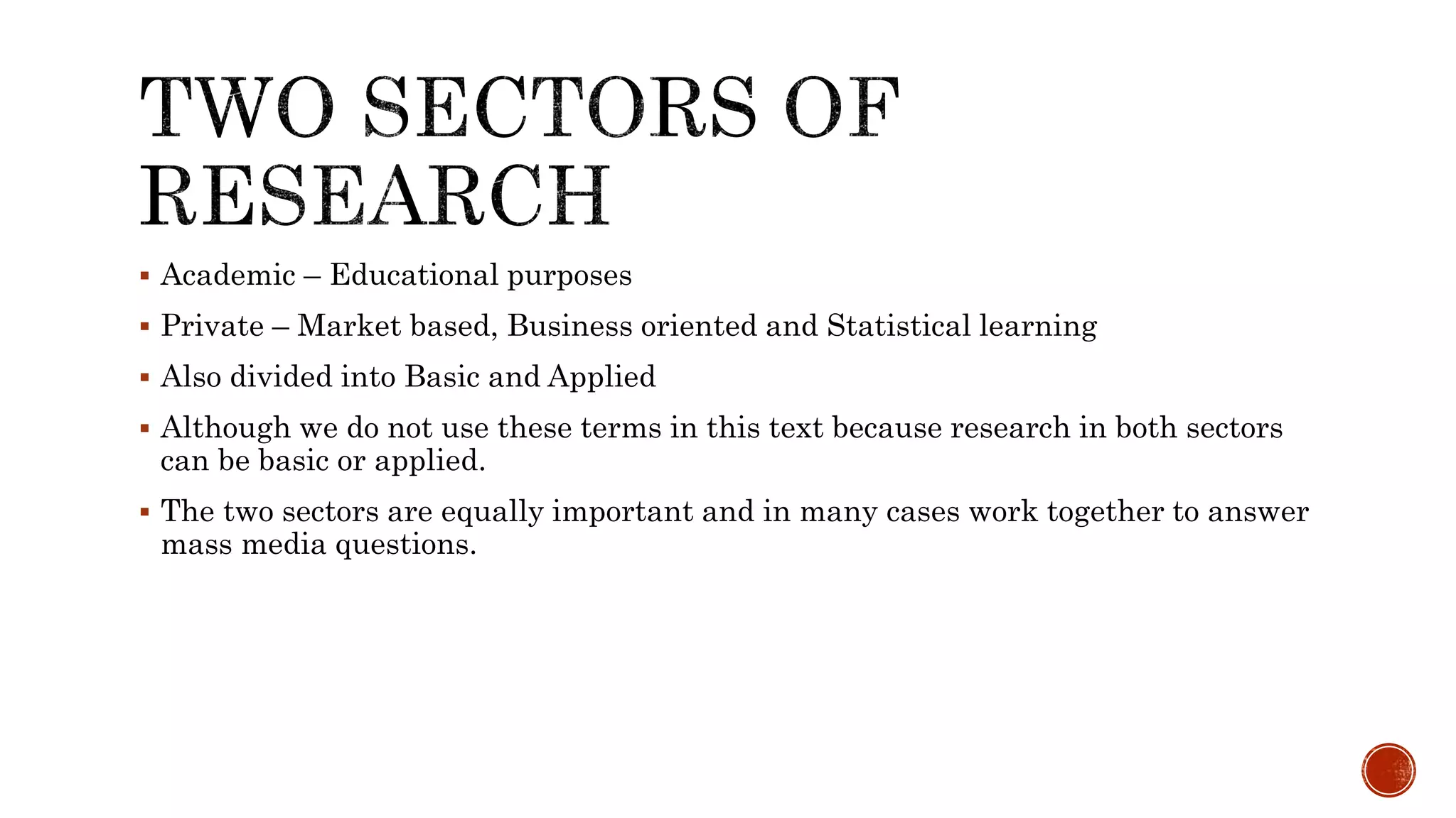 Mass media research | PPT