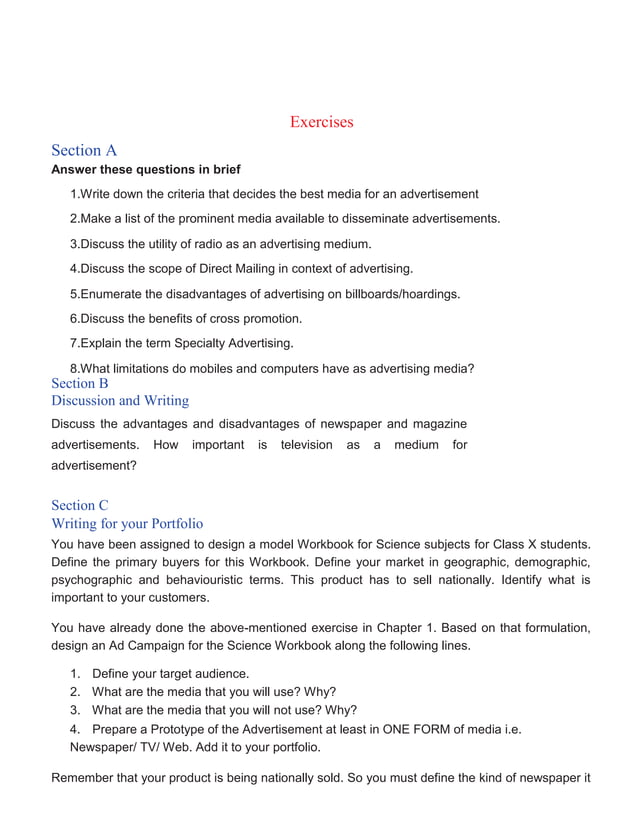 Mass Media Studies Class XII Text Book.pdf | Advertising Industry | Industries