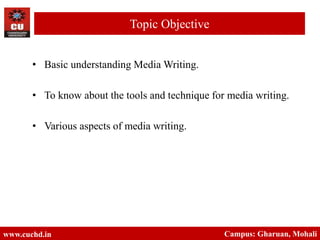 Mass Media Writing | PPTX