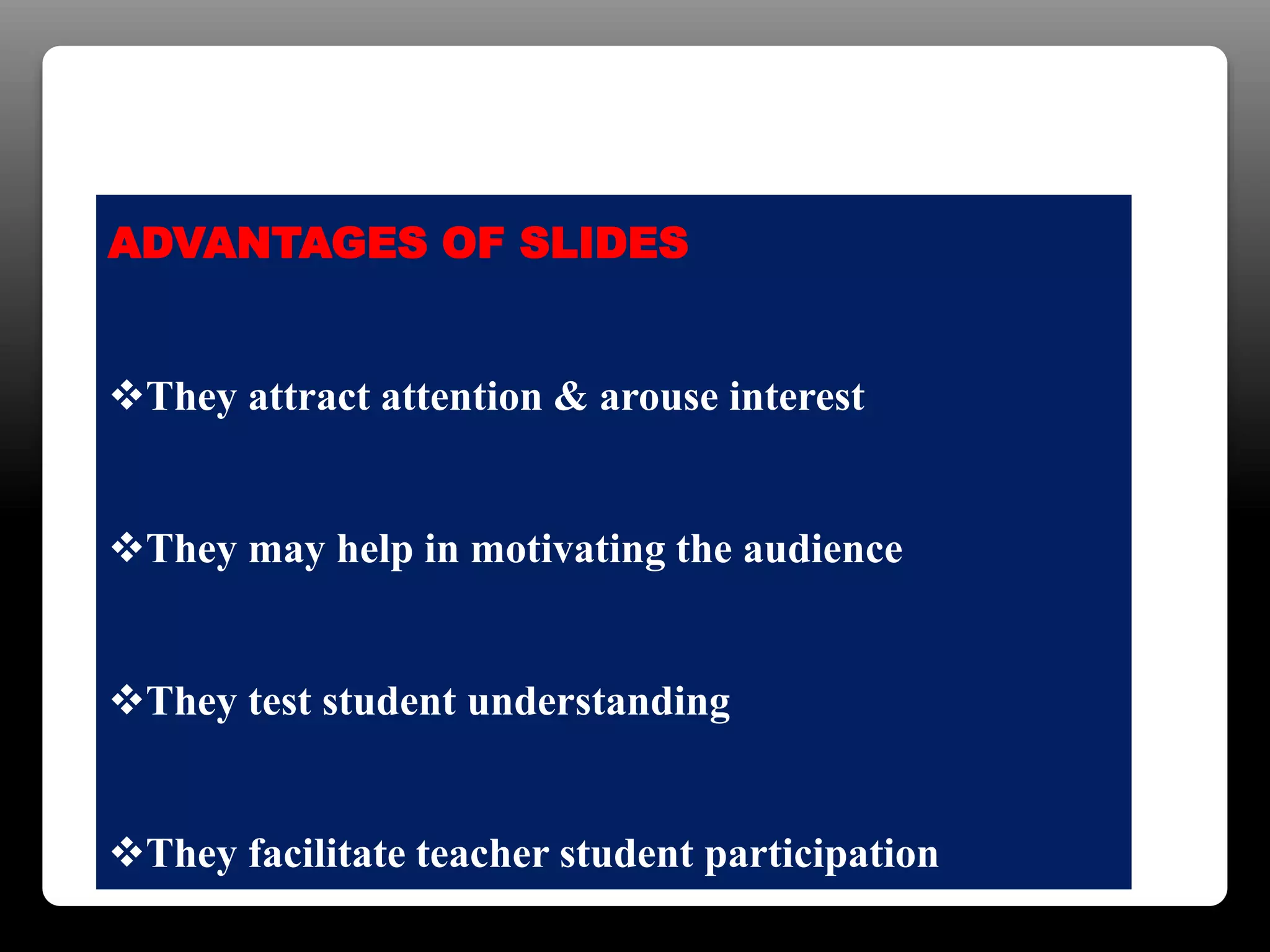 MASS METHOD & PROJECTED VISUAL AIDS | PPT