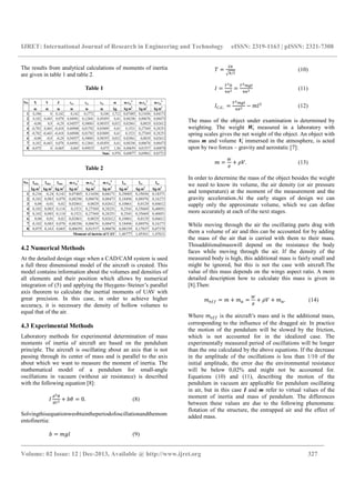 Massmomentsof inertia of joined wing unmanned aerial | PDF