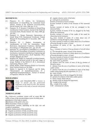 Massmomentsof inertia of joined wing unmanned aerial | PDF