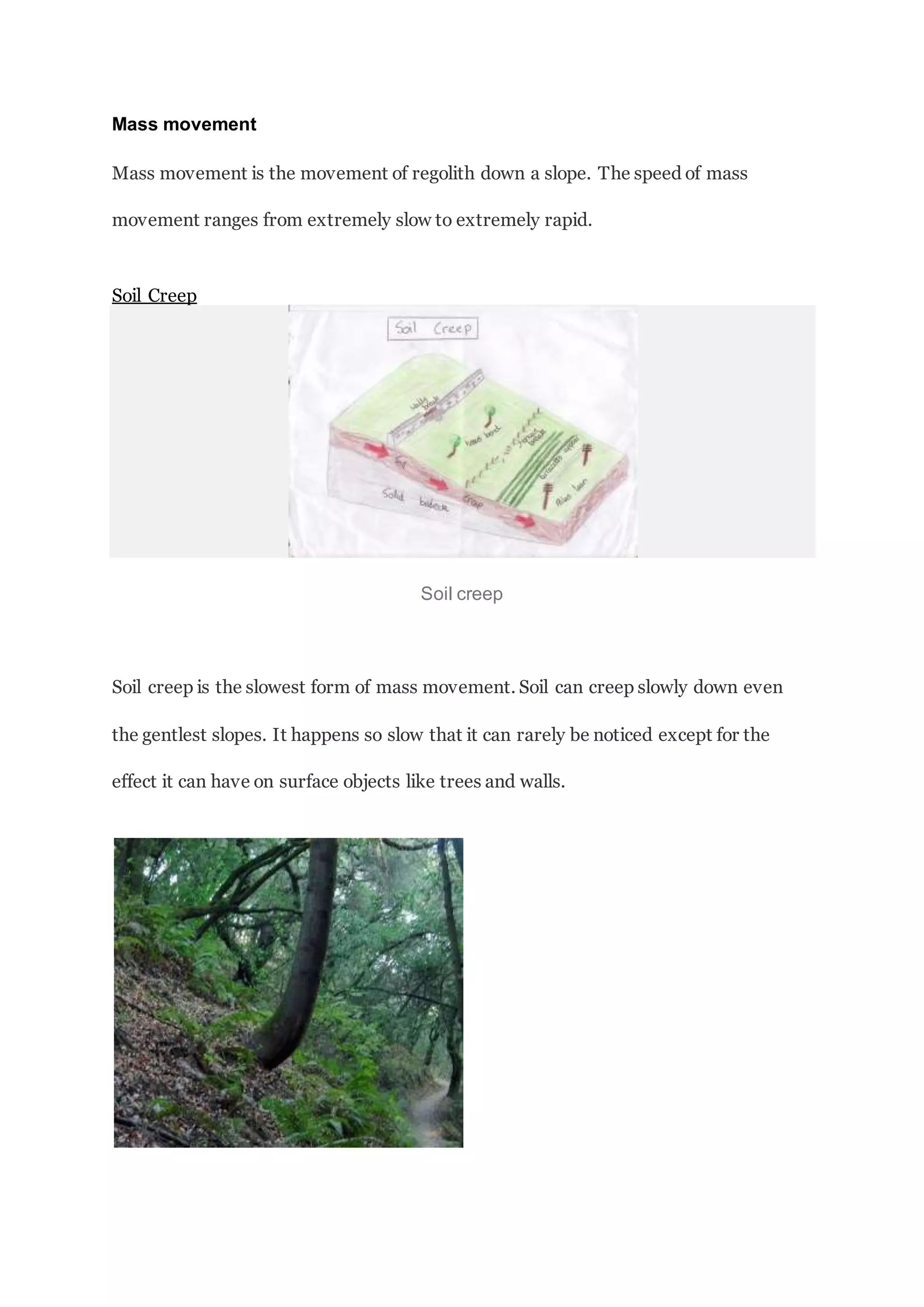 Mass movement | DOCX