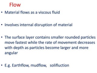 Mass movement lesson 9 | PPT
