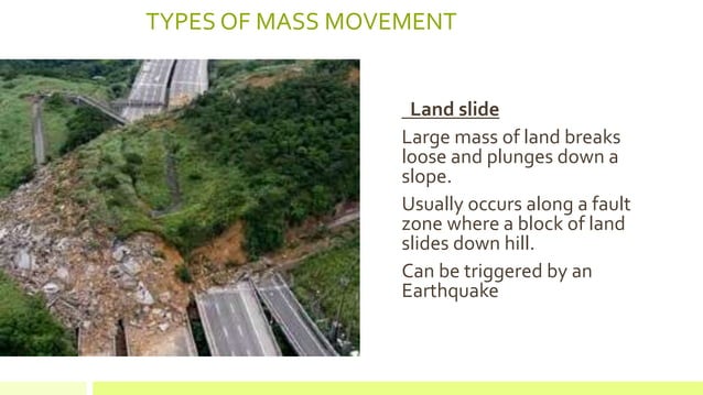 MASS MOVEMENT GRADE 11 GEOGRAPHY.pptx | Geology | Science