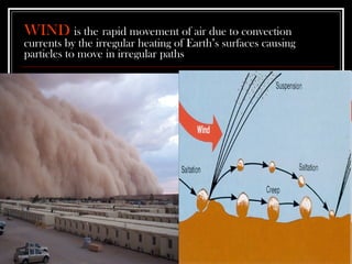 Mass movement , Wind & Glaciers | PPT