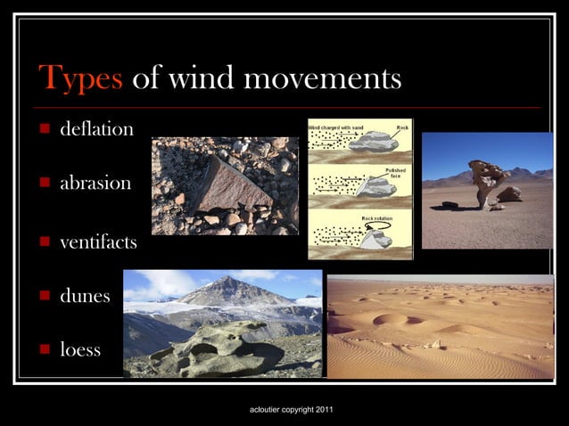 Mass movement , Wind & Glaciers | PPT