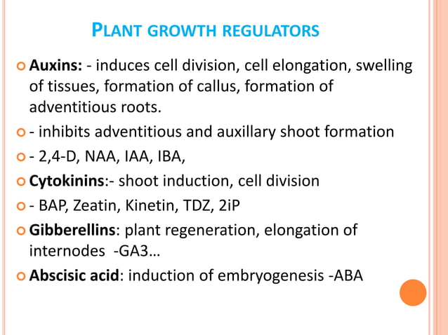 Mass multiplication procedure for tissue culture and PTC requirement ...