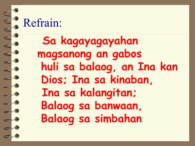 Mass Guide in Bicol Dialect | PPT
