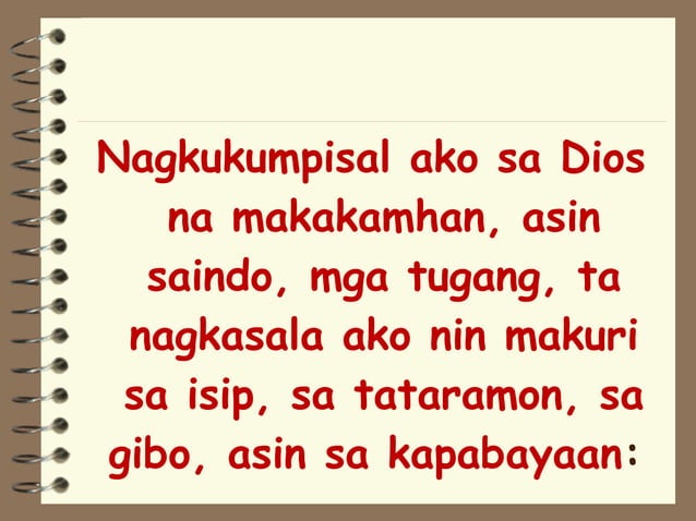 Mass Guide in Bicol Dialect | PPT