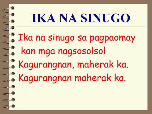 Mass Guide in Bicol Dialect | PPT