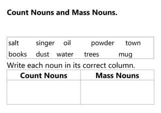 Mass Noun and Count Noun.docx