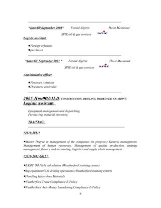 Massou cv eng updated | DOC