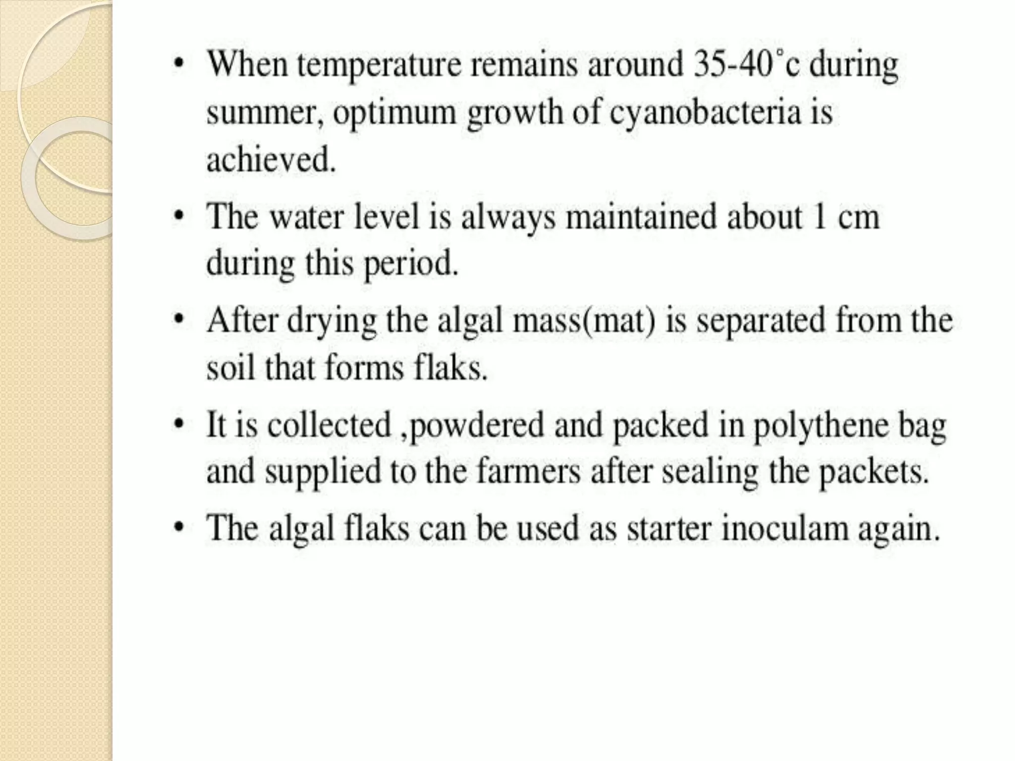Mass Production of Blue Green Algae, Azolla and Its Application in ...