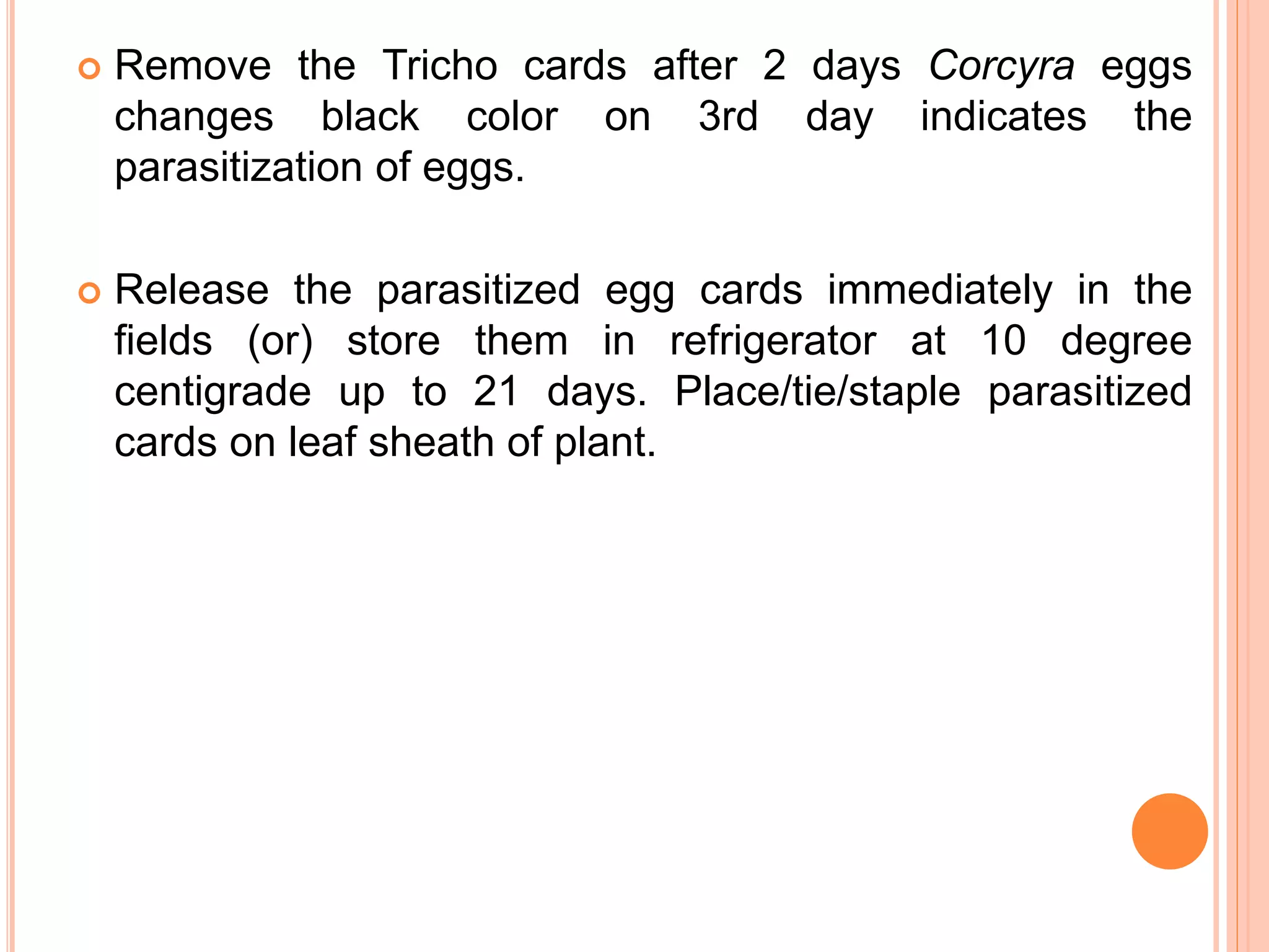 Mass producation of trichogrmma | PPTX