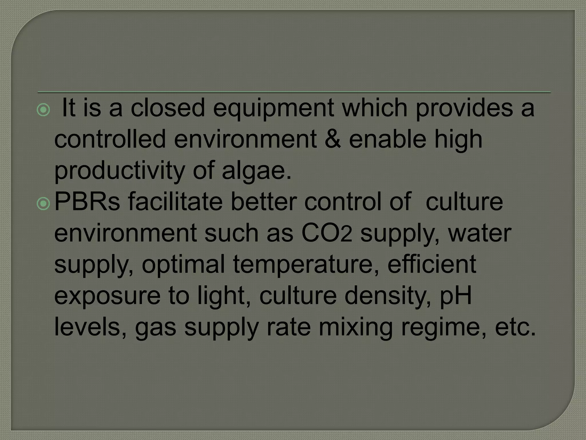Mass production methods of algae for biofuel | PPTX