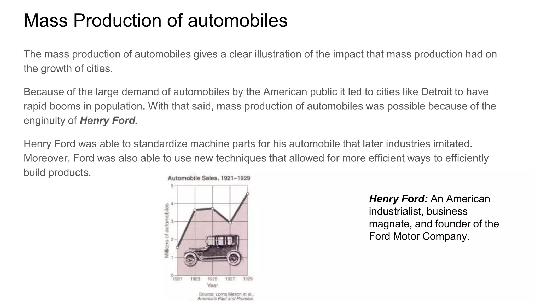 Mass production presentation | PPT