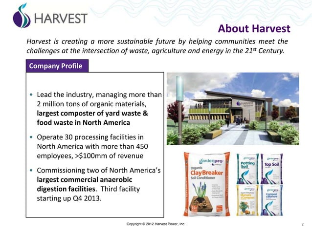 Organic Feedstock & Products: A Developer's Perspective | PPT