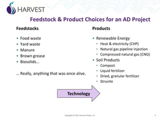 Organic Feedstock & Products: A Developer's Perspective | PPTX