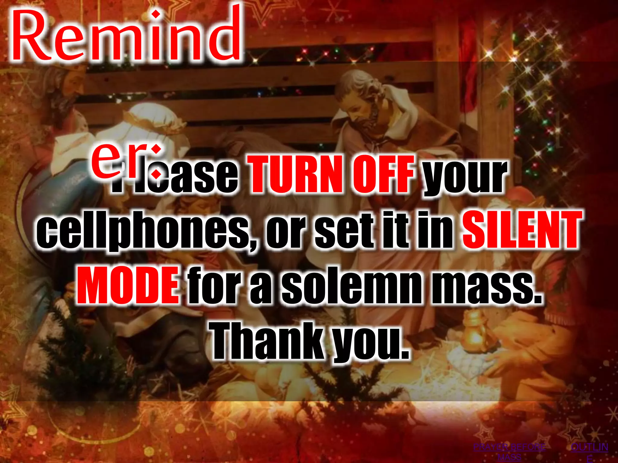 Mass Sequence PowerPoint - English for Advent | PPTX