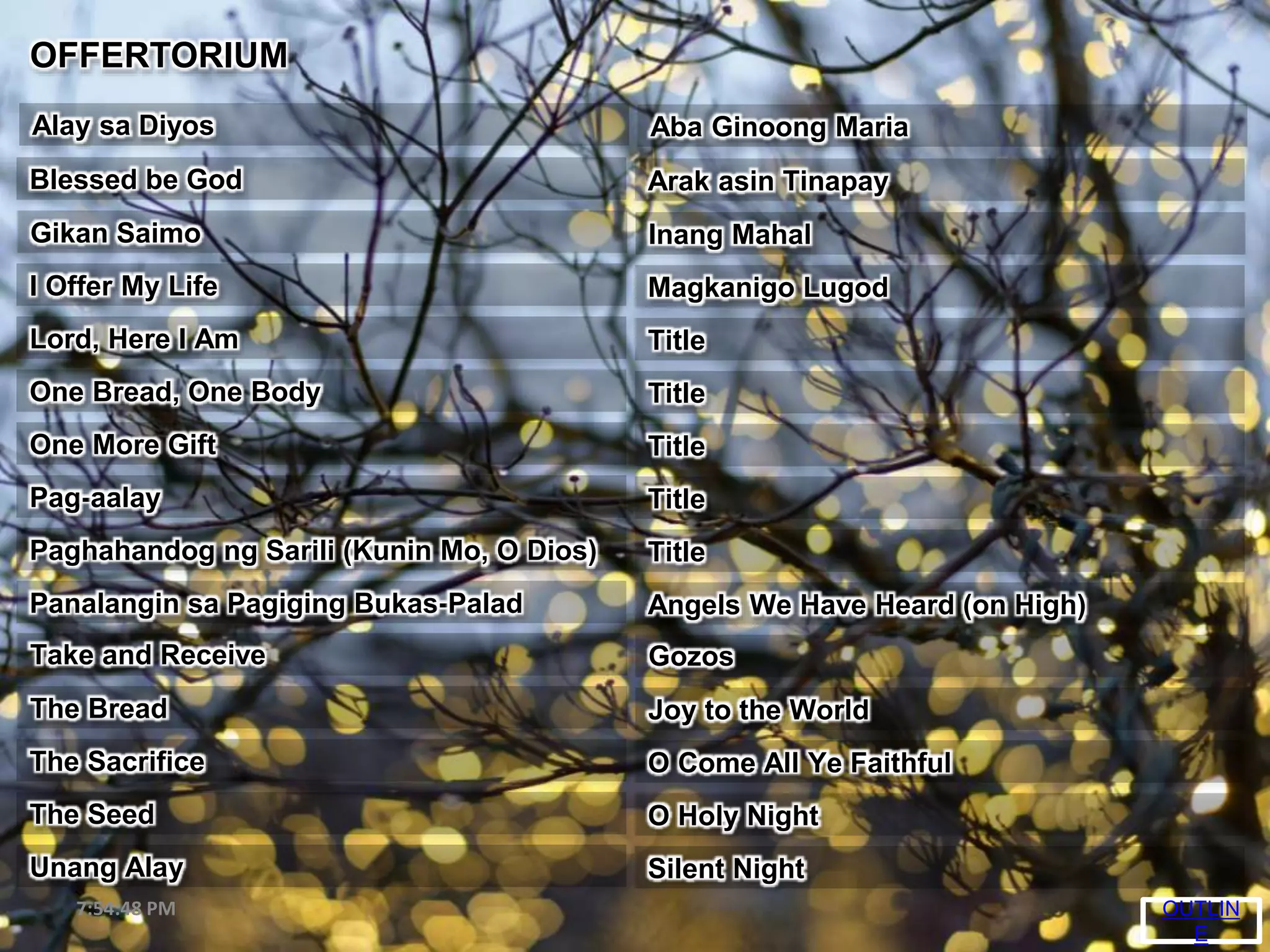 Mass Sequence PowerPoint - English for Advent | PPTX