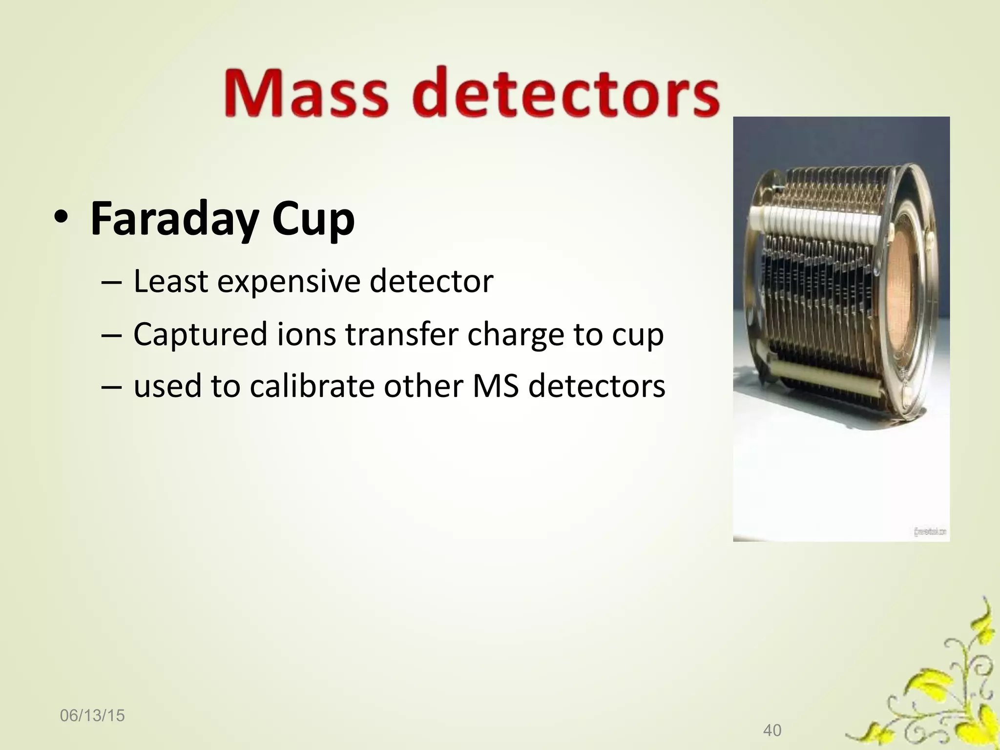 Mass specctroscopy and interpretation | PPTX