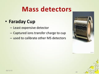 Mass specctroscopy and interpretation | PPTX