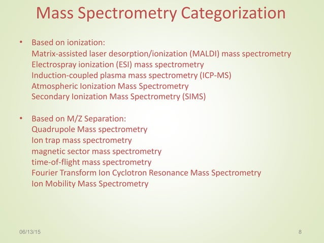 Mass specctroscopy and interpretation | PPTX | Chemistry | Science