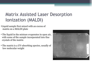 Mass spec of proteins | PPT | Chemistry | Science