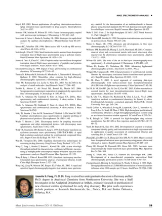 Mass Spectrometry reviews 2008 v27 p20 | PDF