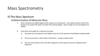 Mass spect. m. pharm | PPTX