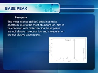 Mass spectrometry | PPTX