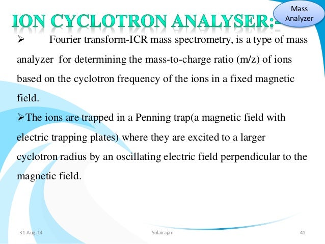 Mass spectrometry | PPTX