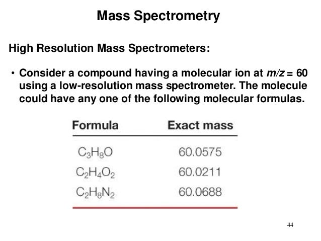 Mass spectrometry