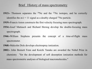 Mass spectrometry | PPTX