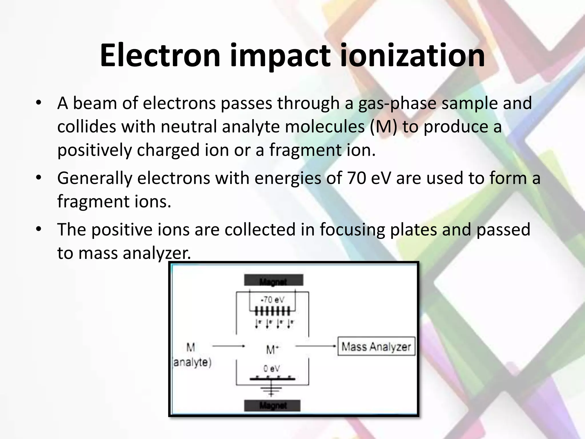 Mass spectrometry and ionization techniques | PPTX