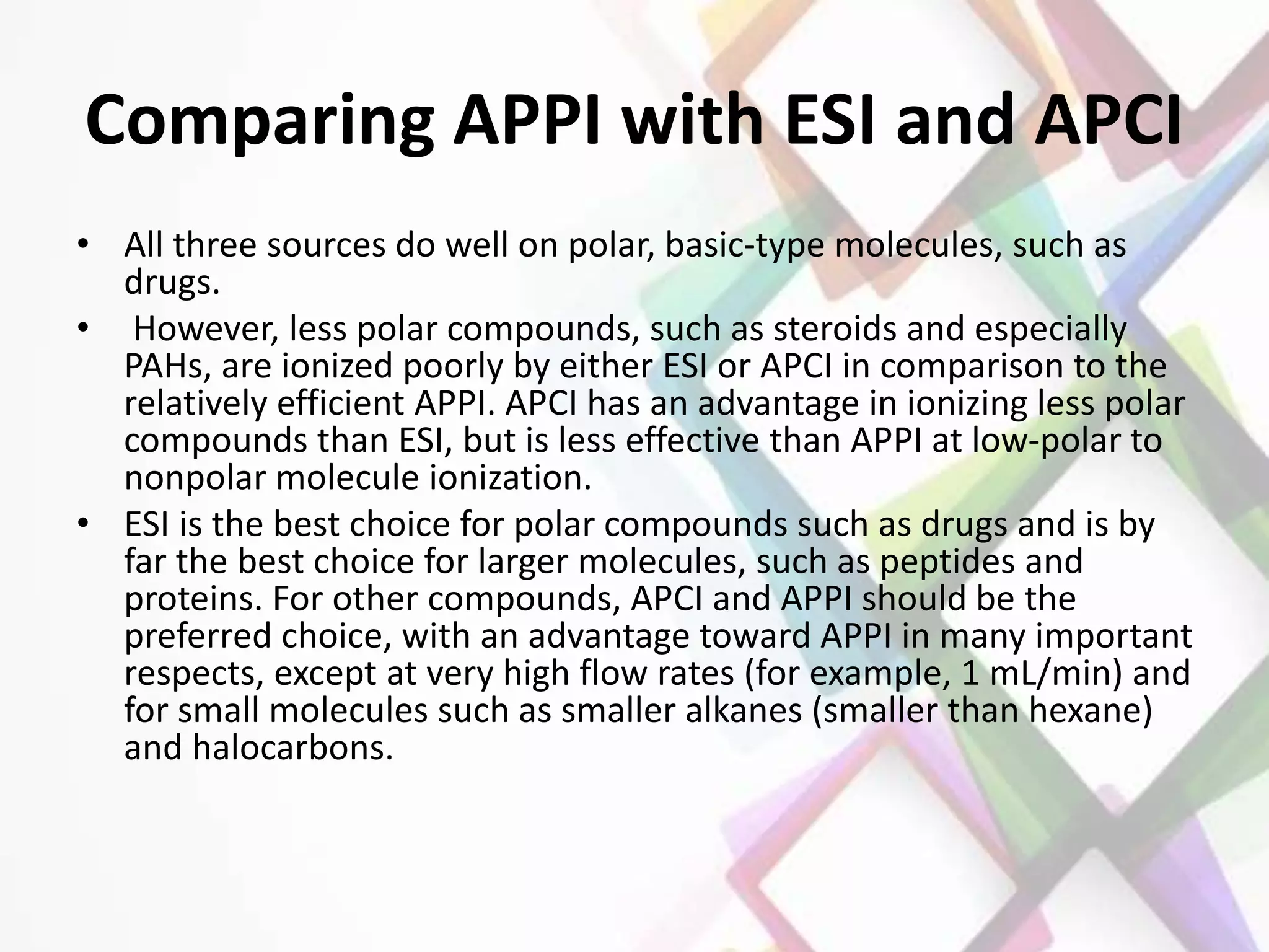 Mass spectrometry and ionization techniques | PPTX