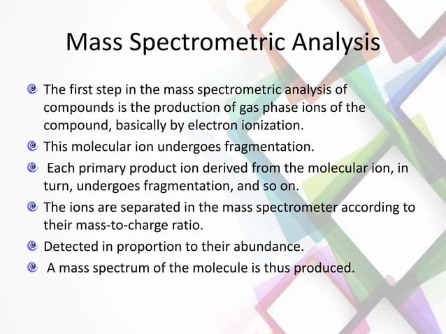 Mass spectrometry and ionization techniques | PPTX | Chemistry | Science