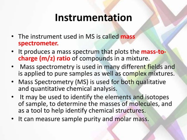 Mass spectrometry and ionization techniques | PPTX | Chemistry | Science