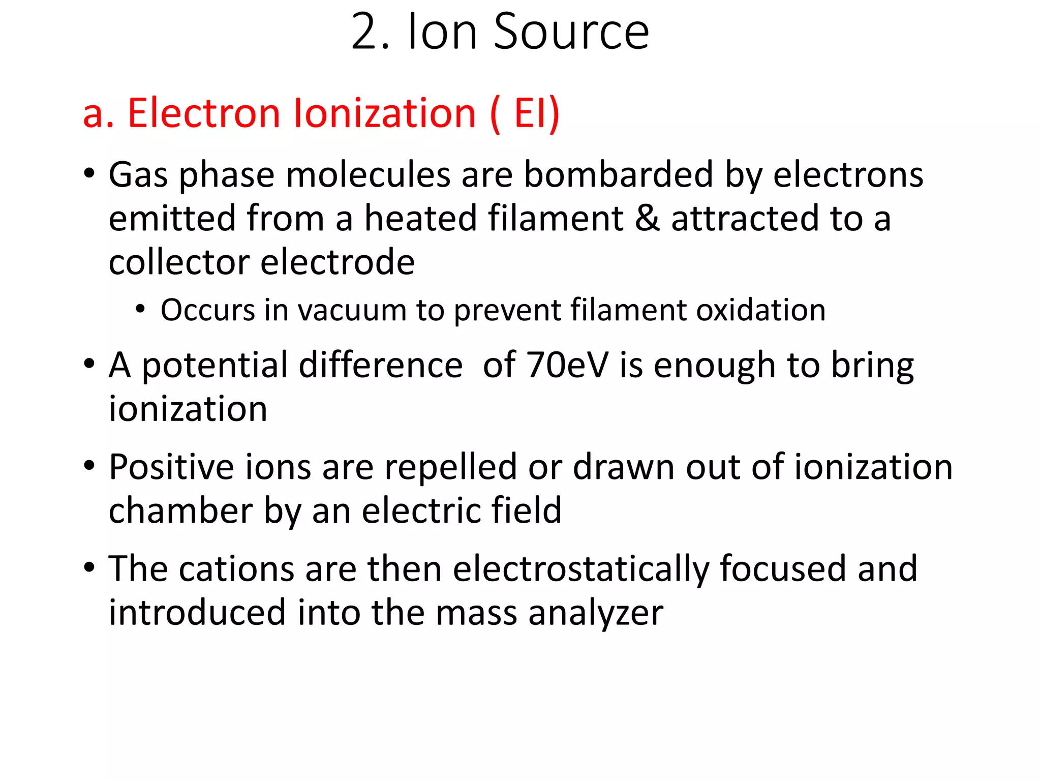 Mass spectrometry | PPTX