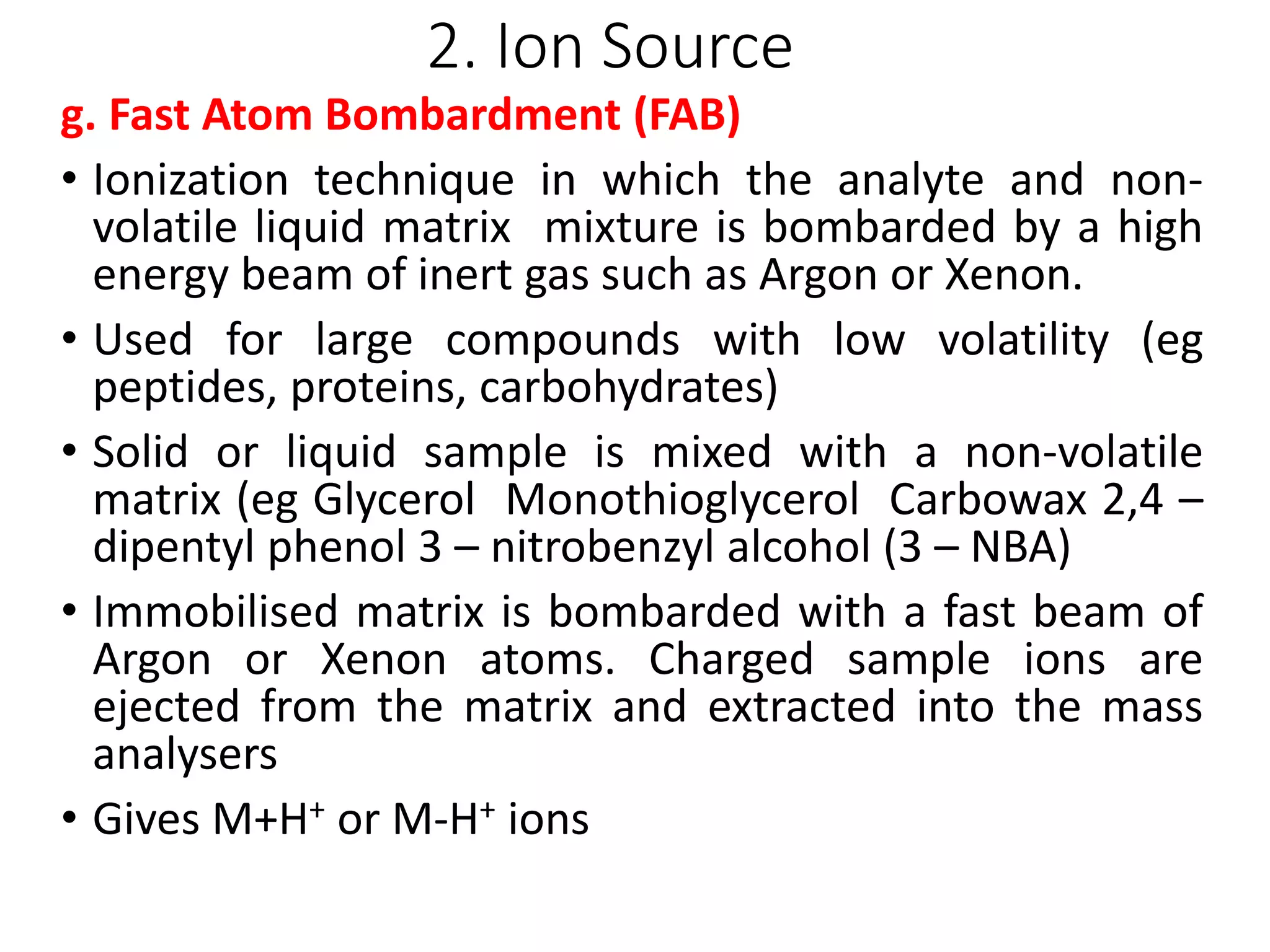 Mass spectrometry | PPTX