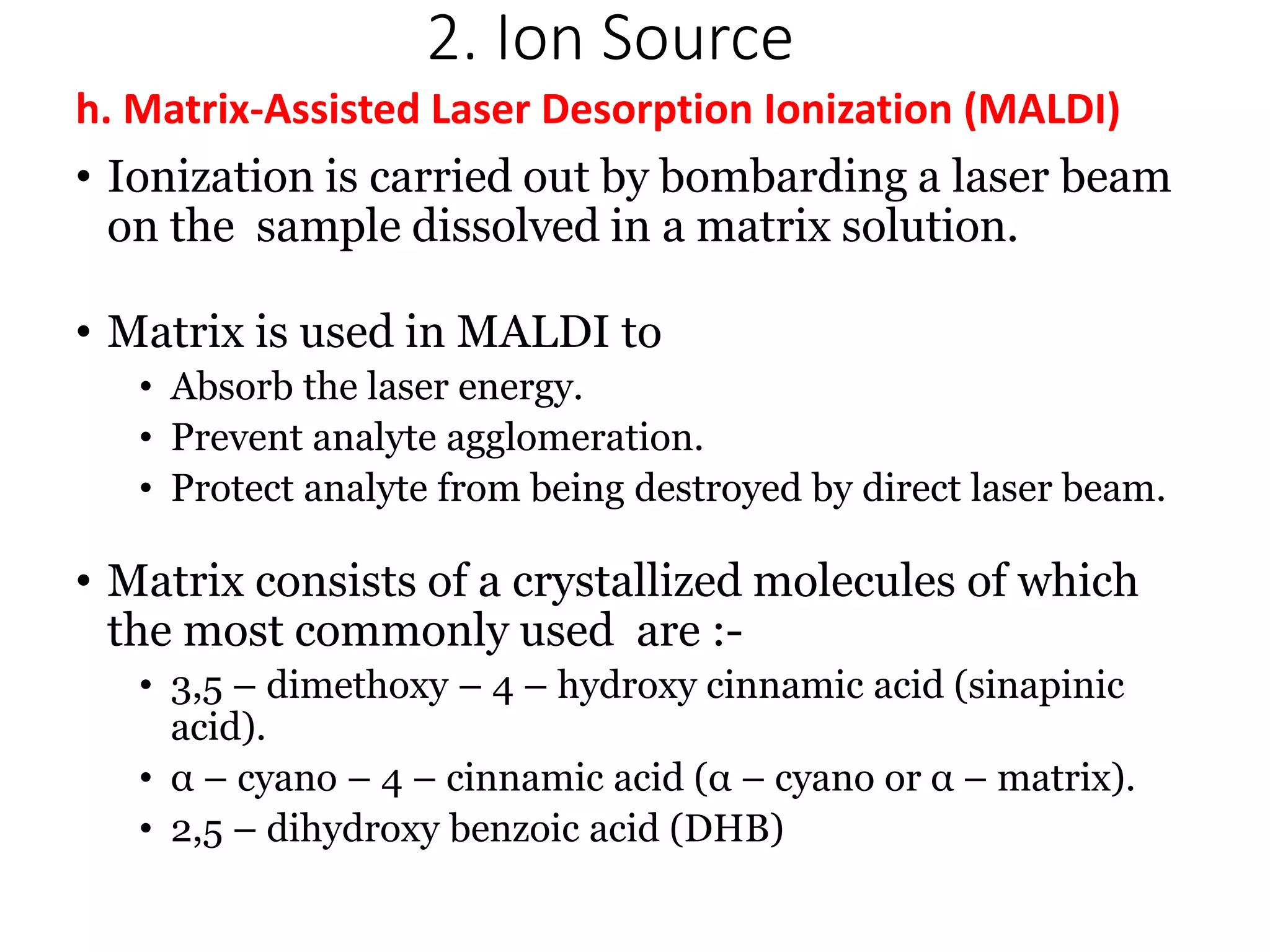 Mass spectrometry | PPTX