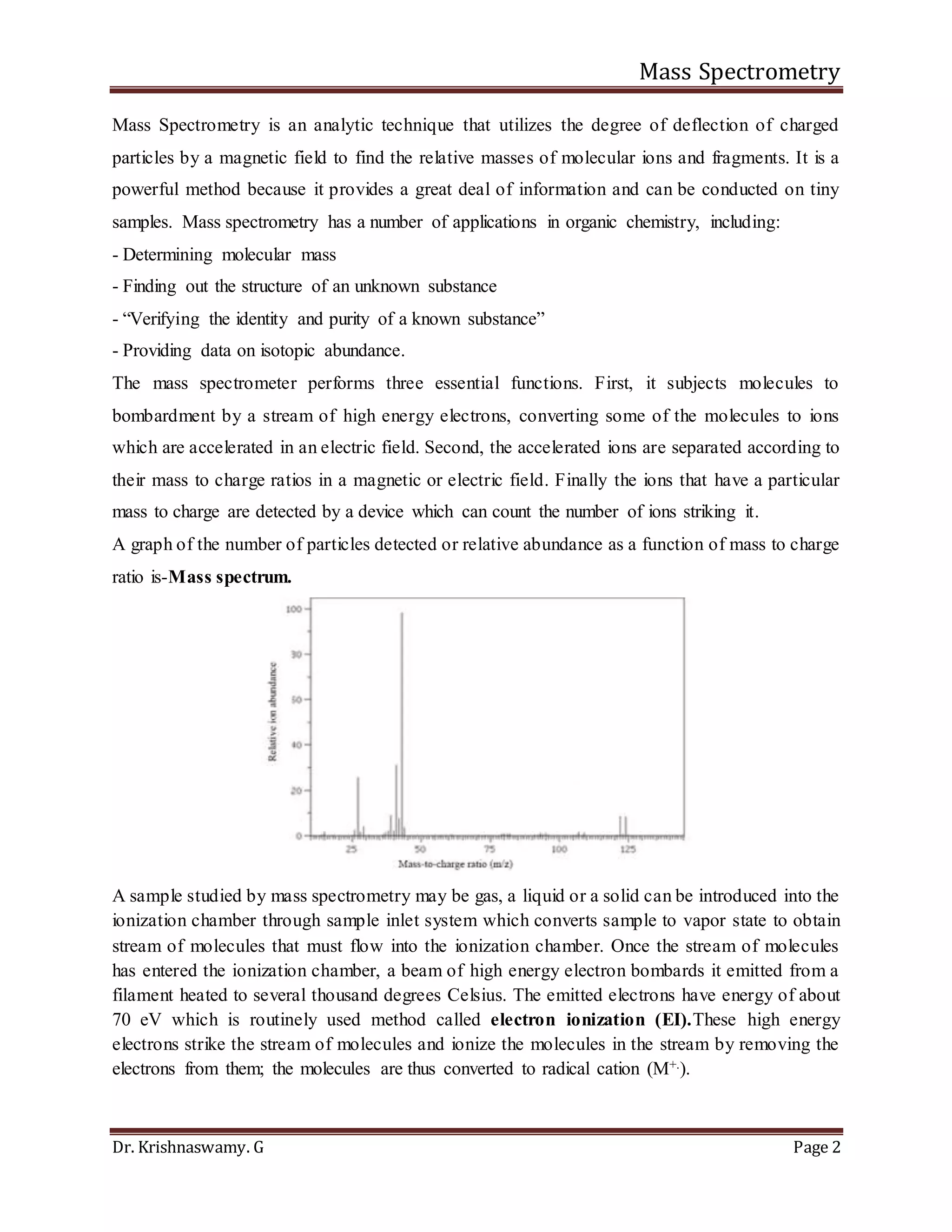 Mass spectrometry | DOCX