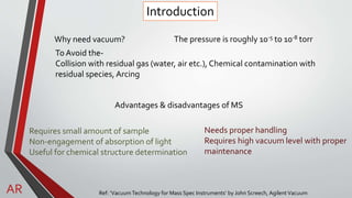 Mass spectrometry | PPTX | Chemistry | Science