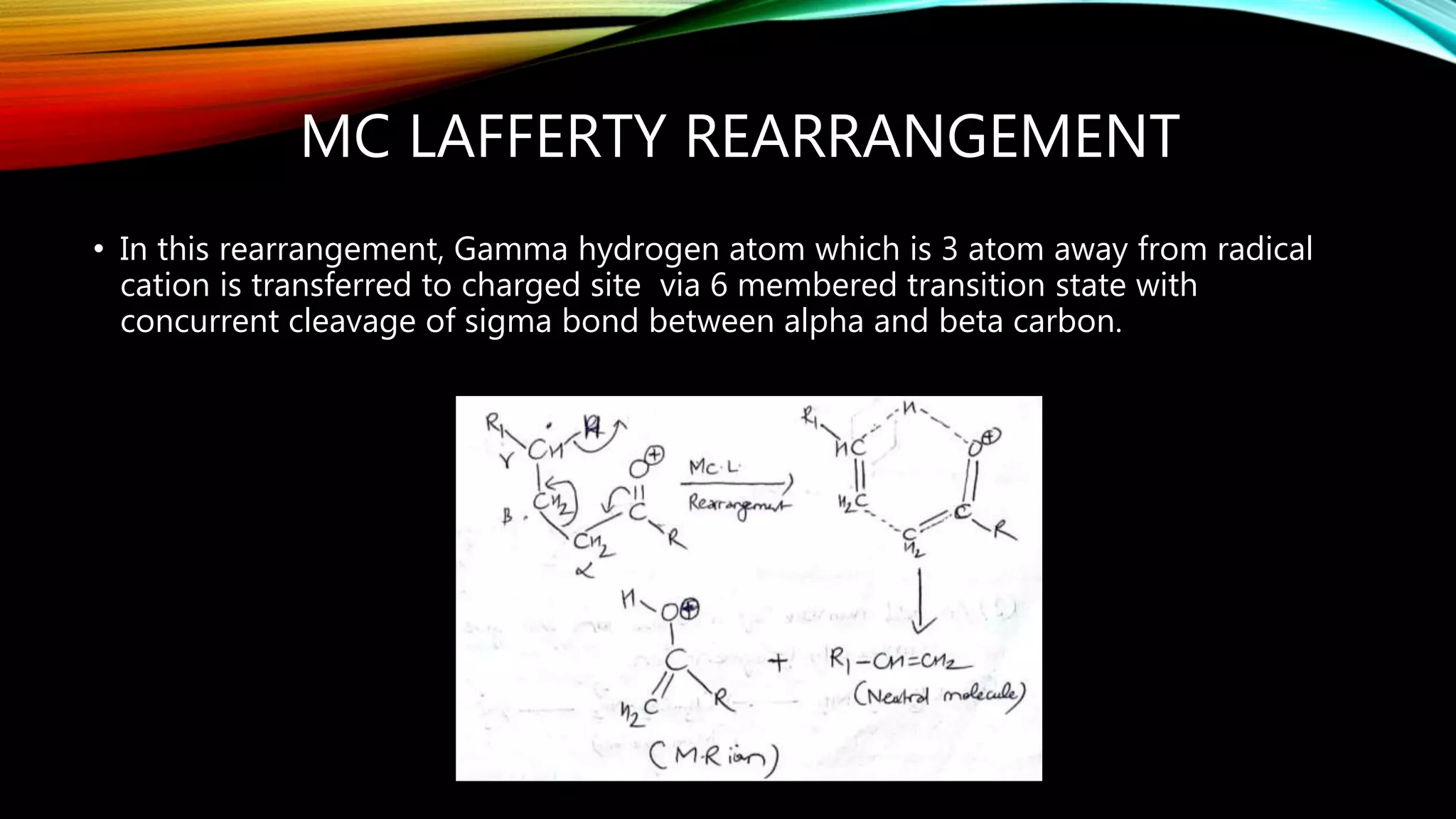 Mass spectroscopy (advanced spectral analysis) | PPTX